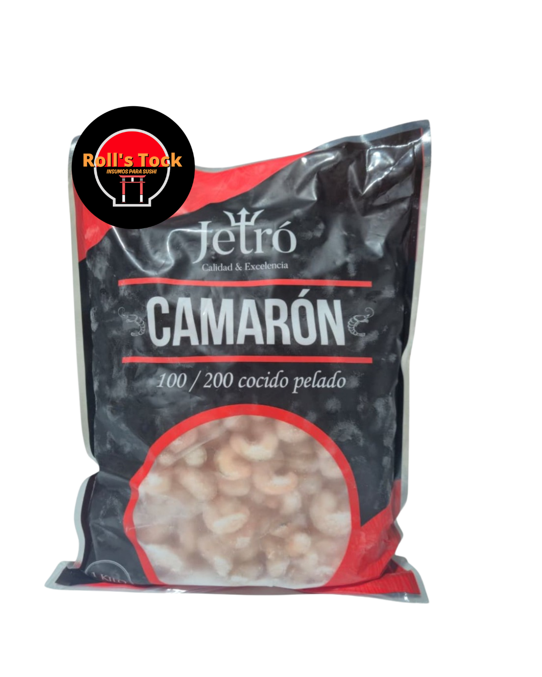 CAMARON 100/200 COCIDO 1KG Jetro. | Insumos Rollstock